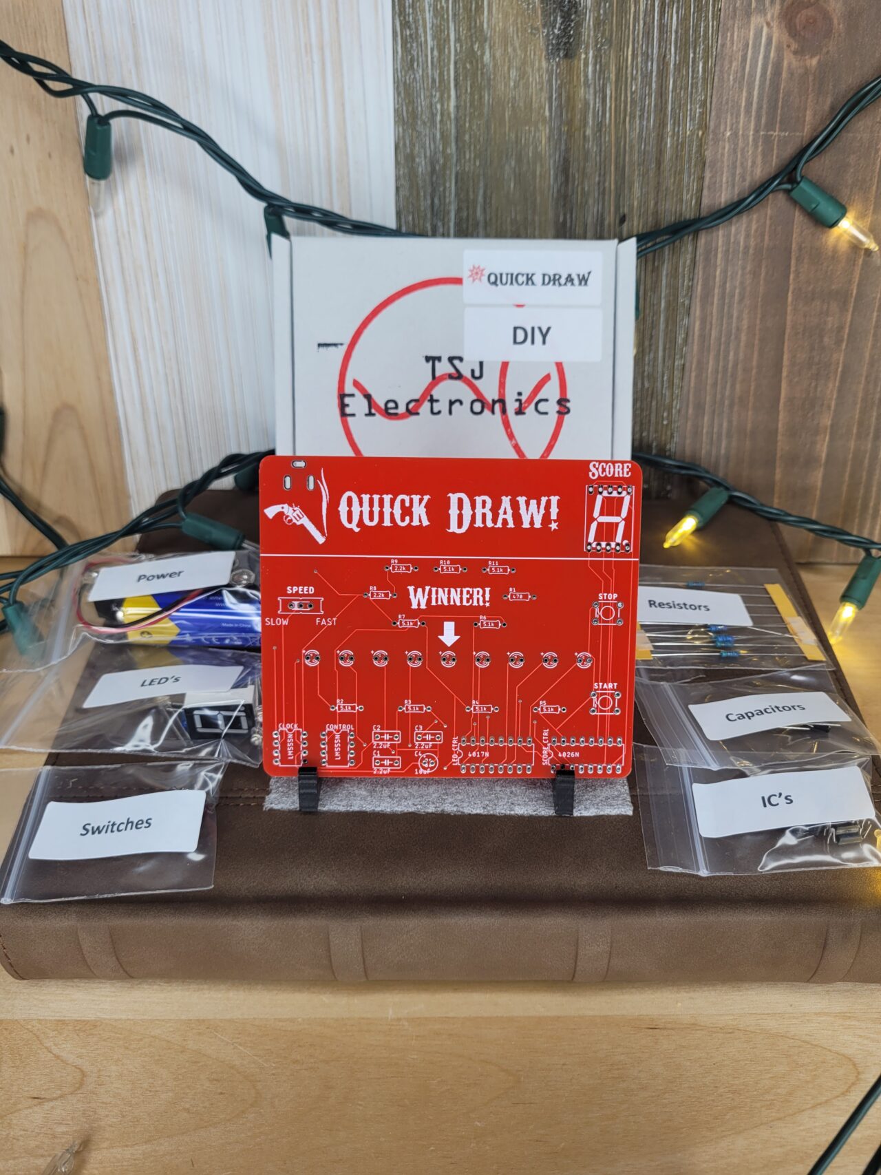 DIY Quick Draw! Retro Game Soldering Kit! | TSJ Electronics