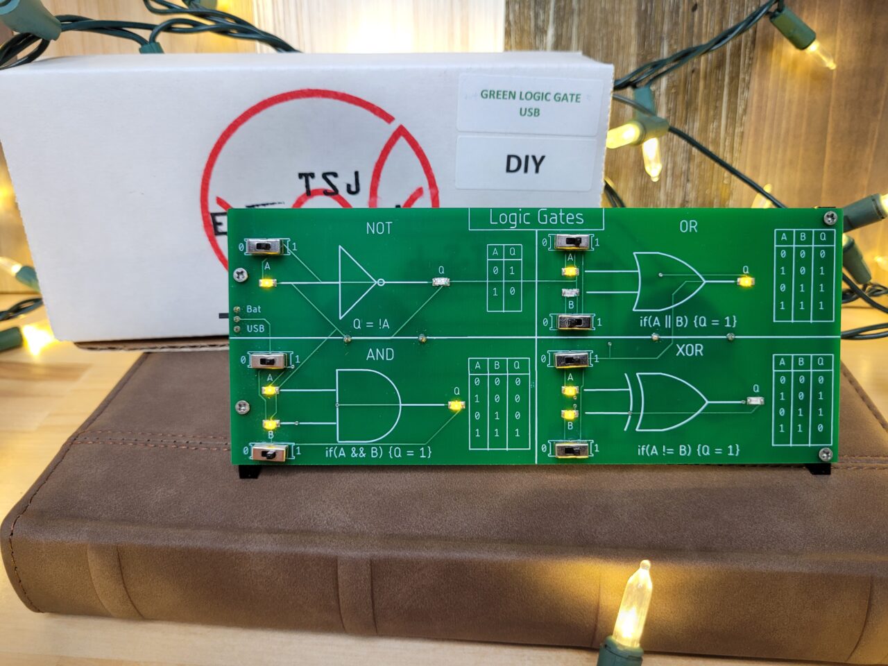 Logic Gate Display with USB Adapter | TSJ Electronics